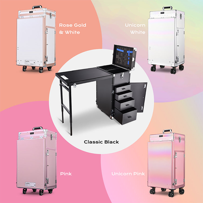 Rolling Nail Case & Workstation | Portable & Functional